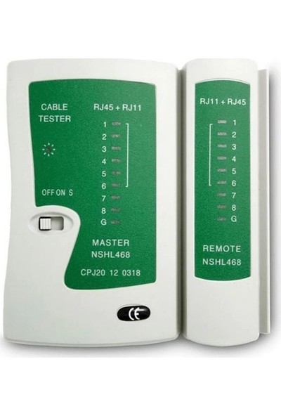 Kablo Tester Ağ Kablo Test Cihazı RJ45 RJ11 Utp Kablo Tester Ağ Kablo Test Cihazı RJ45 RJ11 Utp