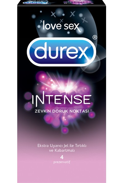 Durex Intense Prezervatif, 4'lü Durex Intense Prezervatif, 4'lü