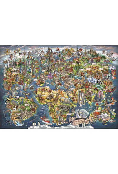 Anatolian Puzzle Harika Dünya 3000 Parça Puzzle Anatolian Puzzle Harika Dünya 3000 Parça Puzzle