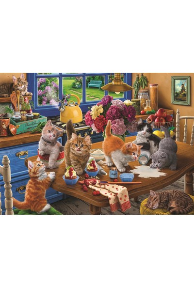 Anatolian Puzzle Mutfak Kedileri 1000 Parça Puzzle