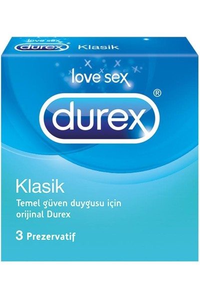 Durex Klasik 3'lü Paket