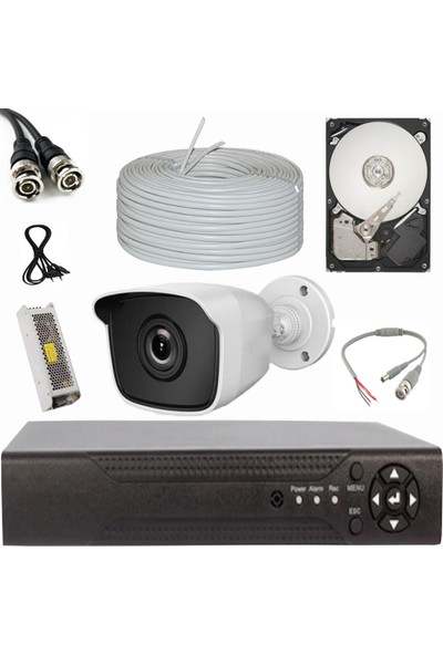 Elitcam 1 Kameralı Full Pro Set Sistemi