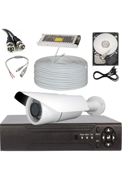 Elitcam Metal Büyük Samsung Kasa 37CM 1 Kameralı Full Pro Set Sistemi Elitcam Metal Büyük Samsung Kasa 37CM 1 Kameralı Full Pro Set Sistemi
