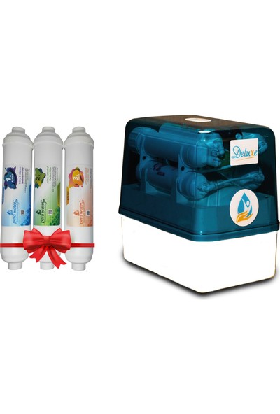 Pera Water Deluxe 7 Aşamalı Alkali + Mineral Filtresi Su Arıtma Cihazı