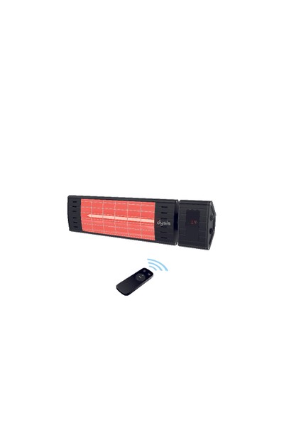 Dysis HTR-7416.B.UK Art Plus Serisi 2000 W Siyah Uzaktan Kumandalı Yatay Dış Mekan Isıtıcı Dysis HTR-7416.B.UK Art Plus Serisi 2000 W Siyah Uzaktan Kumandalı Yatay Dış Mekan Isıtıcı