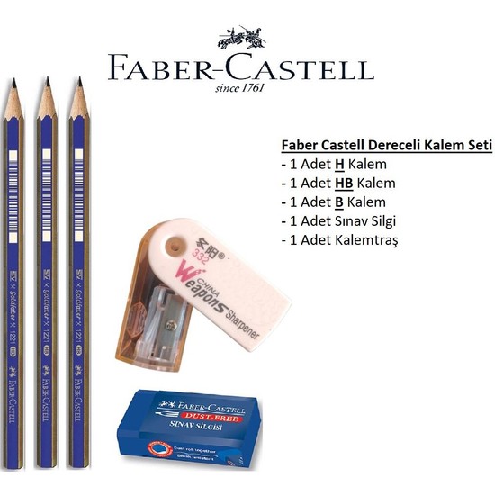 Faber-Castell Resim Kalemi Faber Dereceli Kalem Seti Fiyatı