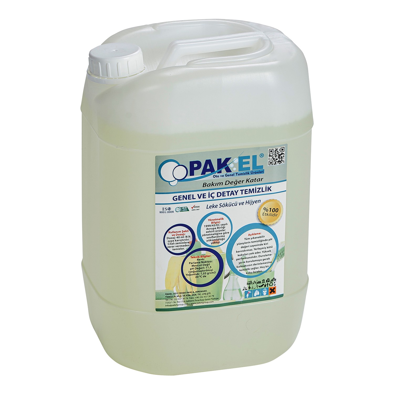 Pakel Genel ve İç Detay Temizlik 10 Kg Fiyatı - Taksit Seçenekleri