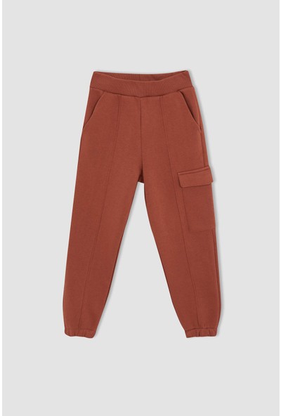 DeFacto Kız Çocuk Relax Fit Kargo Cepli İçi Yumuşak Tüylü Isı Yalıtımlı Warmtech Jogger Eşofman Alt V1401A621WN DeFacto Kız Çocuk Relax Fit Kargo Cepli İçi Yumuşak Tüylü Isı Yalıtımlı Warmtech Jogger Eşofman Alt V1401A621WN