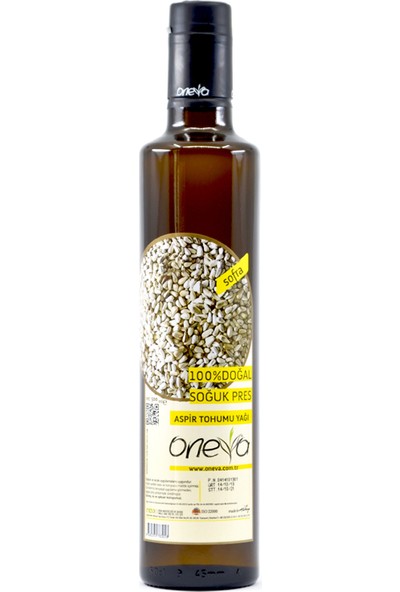 Oneva Aspir Tohumu Yağı 500 ml Oneva Aspir Tohumu Yağı 500 ml