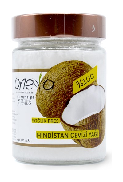 Oneva Hindistan Cevizi Yağı 300 ml Oneva Hindistan Cevizi Yağı 300 ml
