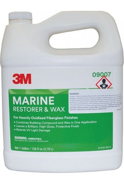 3M 09006E Marine Fiberglas Restorer & Wax 3M 09006E Marine Fiberglas Restorer & Wax
