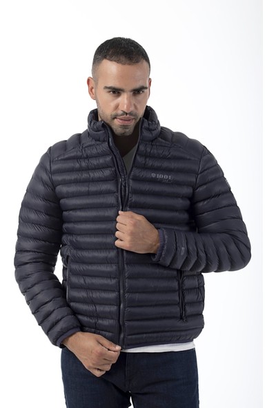 1001 Mont Erkek Lacivert Kapüşonsuz Dolgulu Fermuarlı Termal Astarlı Su Itici Şişme Mont 9593 1001 Mont Erkek Lacivert Kapüşonsuz Dolgulu Fermuarlı Termal Astarlı Su Itici Şişme Mont 9593