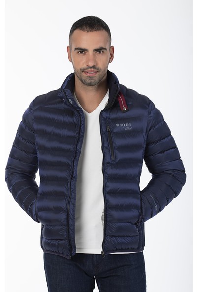 1001 Mont Erkek Indigo Kapüşonsuz Dolgulu Dik Yaka Fermuarlı Termal Astarlı Su Itici Şişme Mont 9597 1001 Mont Erkek Indigo Kapüşonsuz Dolgulu Dik Yaka Fermuarlı Termal Astarlı Su Itici Şişme Mont 9597