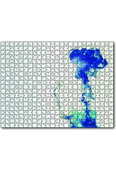 Cakapuzzle Dumanlı Kafa Profili 120 Parça Puzzle Yapboz Mdf (Ahşap)