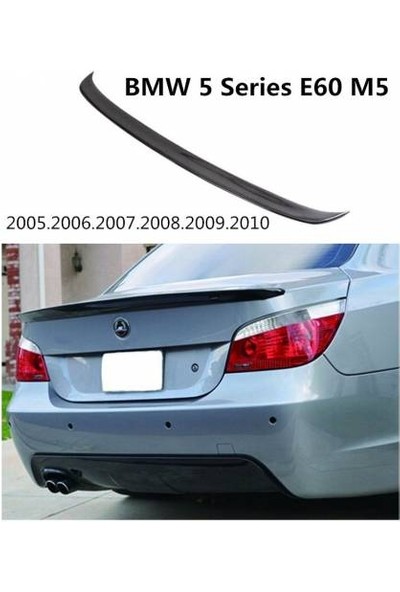 Cmg Tuning Bmw E60 Bagaj Üstü Spoiler - Spoyler Siyah Piano Black Cmg Tuning Bmw E60 Bagaj Üstü Spoiler - Spoyler Siyah Piano Black