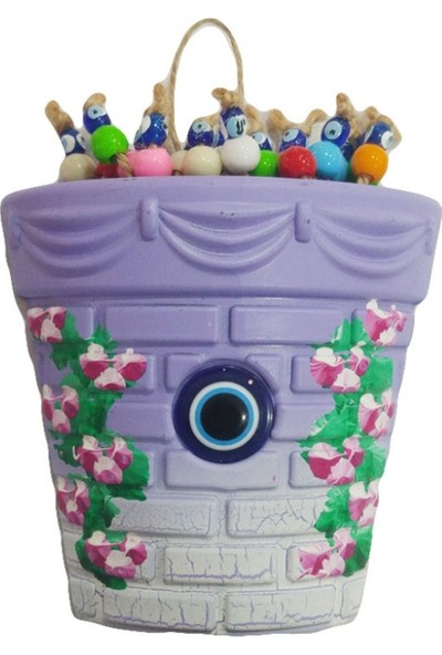 Bukitom Nazar Boncuklu Duvar Süsü, Nazarlıklı Duvar Saksısı