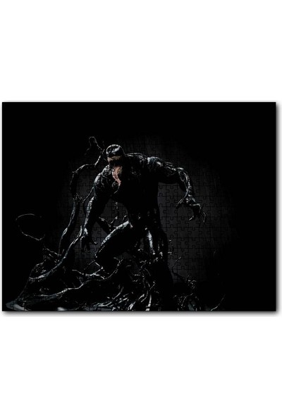 Cakapuzzle Venom Dark Black Artwork 120 Parça Puzzle Yapboz Mdf (Ahşap)