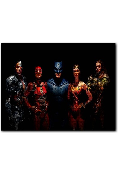 Cakapuzzle Justice League Cyborg Flash Batman Woman Aquaman 255 Parça Puzzle Yapboz Mdf (Ahşap) Cakapuzzle Justice League Cyborg Flash Batman Woman Aquaman 255 Parça Puzzle Yapboz Mdf (Ahşap)