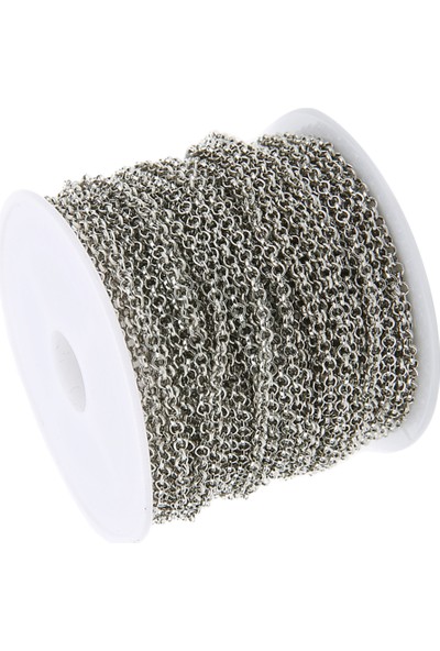 Strade Store 10 Metre Gümüş Rengi Zincir (Yurt Dışından)