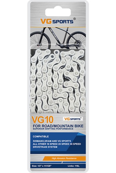 Strade Store Bisiklet Zinciri 116 Bağlantı Kompakt Yarış Mtb Yol Bisikleti Spor Hızlı Bağlantı-Gümüş, 10 10 Speed gümüş (Yurt Dışından) Strade Store Bisiklet Zinciri 116 Bağlantı Kompakt Yarış Mtb Yol Bisikleti Spor Hızlı Bağlantı-Gümüş, 10 10 Speed gümüş (Yurt Dışından)