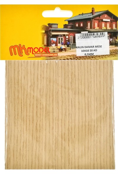 Mk Model Maket Zemin Naturel Ahşap 0,5mm Kalın Damar Meşe Kaplama 10X10CM 20 Adet Mk Model Maket Zemin Naturel Ahşap 0,5mm Kalın Damar Meşe Kaplama 10X10CM 20 Adet