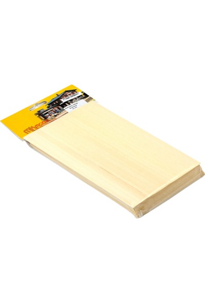Mk Model Maket Zemin Naturel Ahşap 0,5mm Ihlamur Kaplama 10X20CM 20 Adet Mk Model Maket Zemin Naturel Ahşap 0,5mm Ihlamur Kaplama 10X20CM 20 Adet