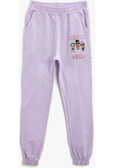 Koton Lol Lisanslı Baskılı Eşofman Altı Pamuklu