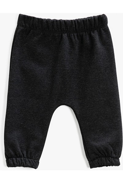 Koton Erkek Bebek Beli Lastikli Jogger Eşofman Altı