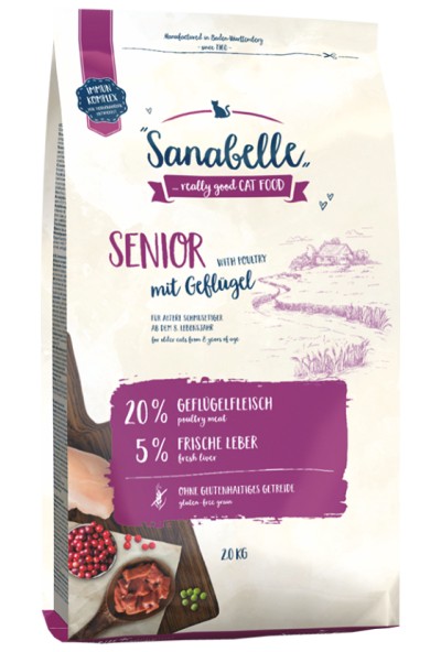 Sanabelle Senıor Kümes Hayvanlı Taze Ciğerli Yaşlı Kedi Maması 10 kg Sanabelle Senıor Kümes Hayvanlı Taze Ciğerli Yaşlı Kedi Maması 10 kg