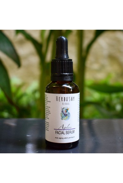 Herbushy Herbal Anti-Aging Etkili & Yenileyici Ageless - Facial Serum 30 ml Herbushy Herbal Anti-Aging Etkili & Yenileyici Ageless - Facial Serum 30 ml
