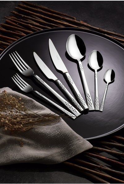 Taç Ravello Flores 84 Parça Çatal Kaşık Bıçak Seti