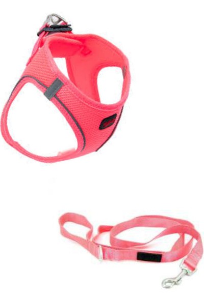 Tailpetz Göğüstasması ve Sevk Kayışı Takım Neon Pembe Tailpetz Göğüstasması ve Sevk Kayışı Takım Neon Pembe