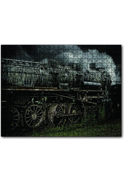 Cakapuzzle Nostaljik Buharlı Tren 120 Parça Puzzle Yapboz Mdf (Ahşap)
