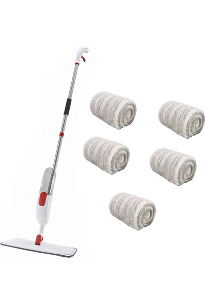 Scratch Anet Sprey Mop Temizlik Seti Spray Mop + Microfiber Bez 5'li Scratch Anet Sprey Mop Temizlik Seti Spray Mop + Microfiber Bez 5'li