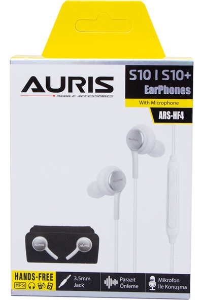 Auris Mikrofonlu Kulaklık Beyaz Ars-Hf4