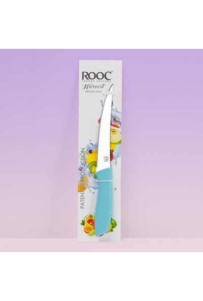 Rooc Çok Amaçlı Tırtıklı Rooc Bıçak Su Yeşili-28 cm Rooc Çok Amaçlı Tırtıklı Rooc Bıçak Su Yeşili-28 cm