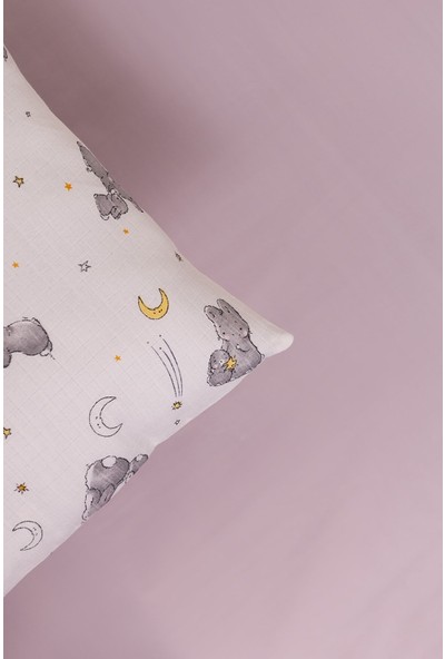 Ayd Home 2'li Müslin Pamuk Bebek Yastık Kılıfı 35X45 cm