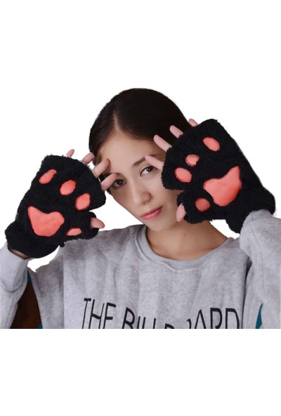 Pasifix Kadın Örme Uzun Parmaksız Eldiven (Yurt Dışından)