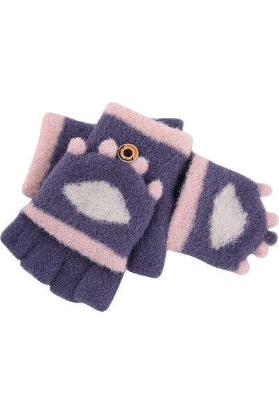 Pasifix Kadın Yarım Parmak Kadife Eldiven (Yurt Dışından)