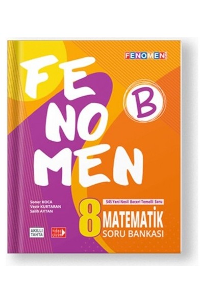 Gama Yayınları 8. Sınıf - Fenomen Matematik Soru Bankası (B) - Gama Yayınları