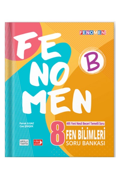 Gama Yayınları 8. Sınıf - Fenomen Fen Bilimleri Soru Bankası (B) - Gama Yayınlar