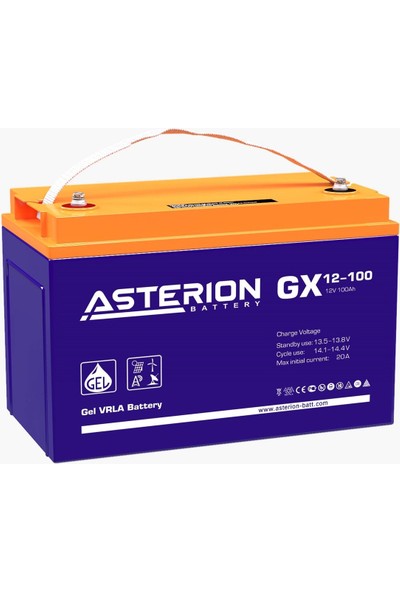 Asterion Gx 12-100 Jel Akü