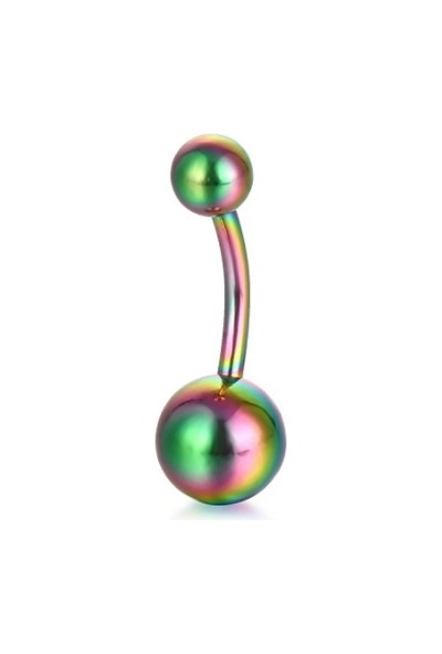 Chavin Multicolor Top Çelik Göbek Piercing EP35ML Chavin Multicolor Top Çelik Göbek Piercing EP35ML
