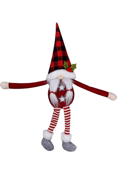 Pasifix Yılbaşı Dekoratif Çizgili Şapka Süs (Yurt Dışından)