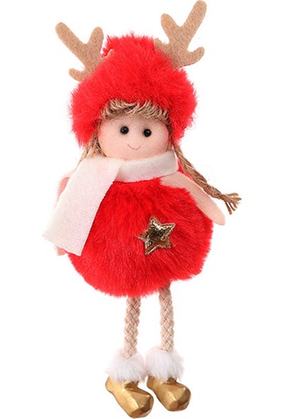 Pasifix Peluş Melek Figürlü Ağaç Süsü (Yurt Dışından)