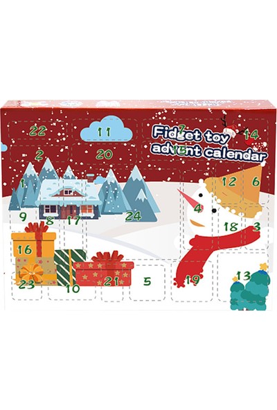 Pasifix Çocuklar ve Yetişkinler Için Yılbaşı Takvimi Oyuncağı (Yurt Dışından)