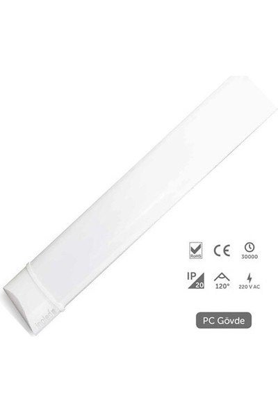 Inoled 36W LED Bant Armatür Beyaz 6500K 120CM İN-TLS-2907-01 Inoled 36W LED Bant Armatür Beyaz 6500K 120CM İN-TLS-2907-01