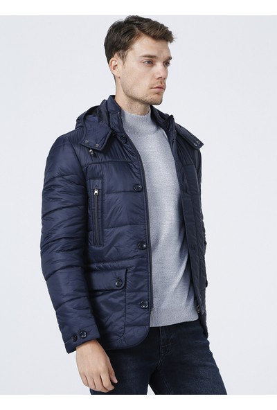 Fabrika Lacivert Erkek Kaban