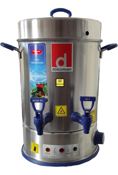 Dökümsan Dökümsan 60 Bardak Alarmlı Semaver