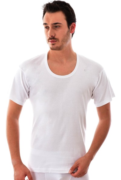 Tutku 6 Adet 0103 Bisiklet Yaka Yarım Kol Fanila Beyaz Tutku 6 Adet 0103 Bisiklet Yaka Yarım Kol Fanila Beyaz